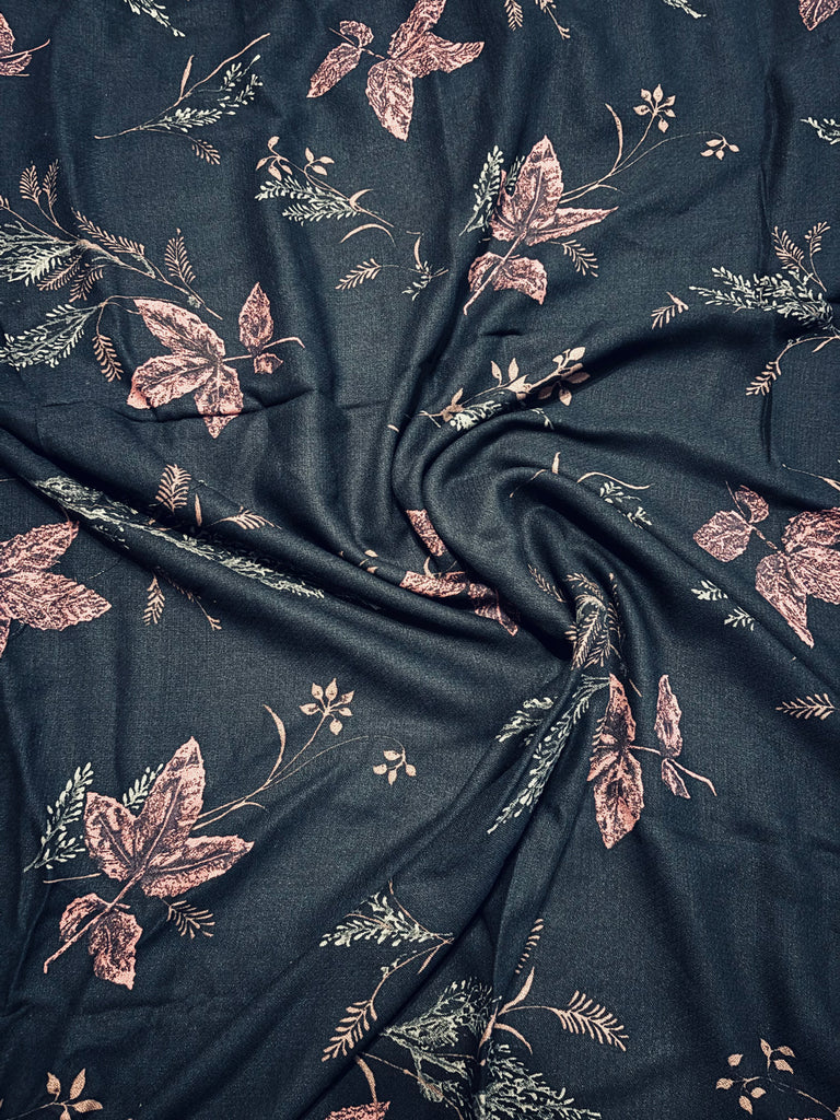 Rayon Challis Print - Navy/Purple Print – MacPhee WorkShop