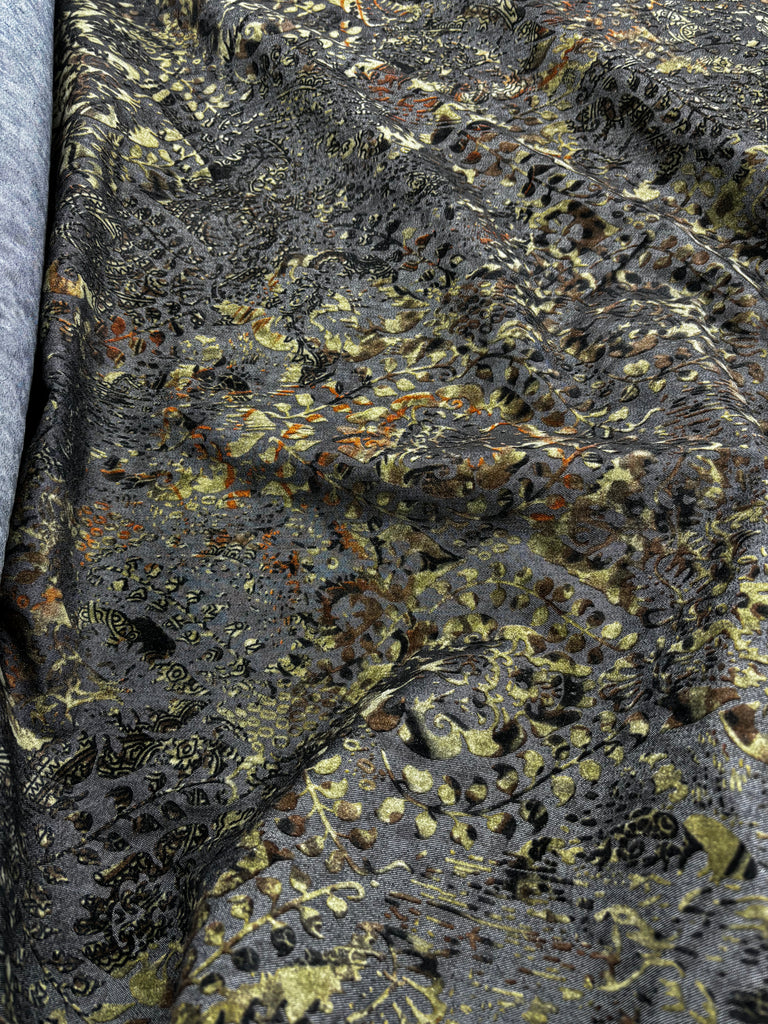 Flocked Grey Stretch Denim Cotton – MacPhee WorkShop