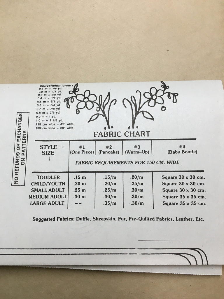 #704 WARM-UPS & SLIPPERS – MacPhee WorkShop