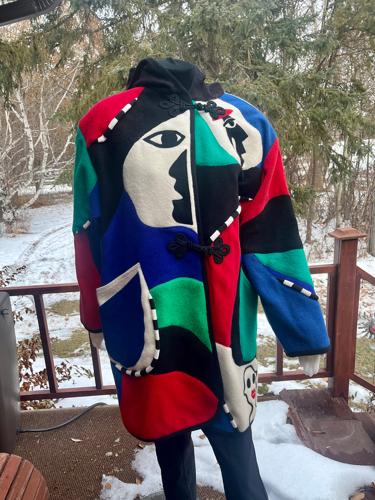 Patchwork Wool Coat – MacPhee WorkShop