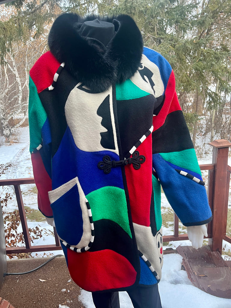 Patchwork Wool Coat – MacPhee WorkShop
