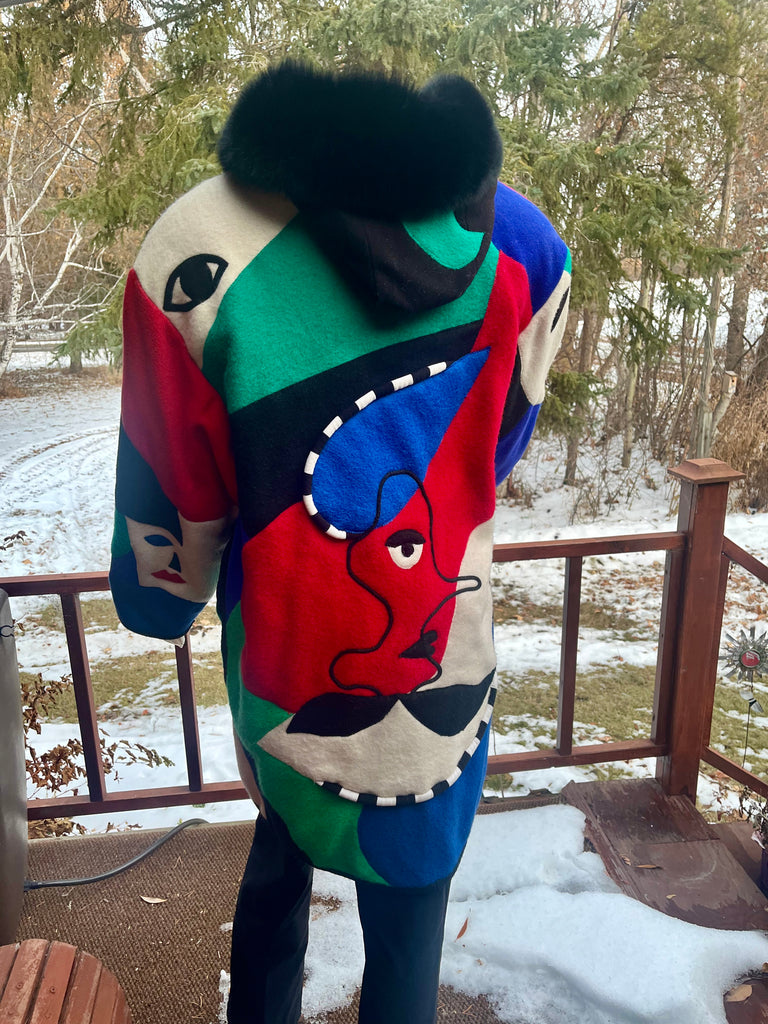 Patchwork Wool Coat – MacPhee WorkShop