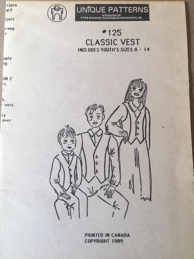 #125 CLASSIC VEST YOUTH – MacPhee WorkShop