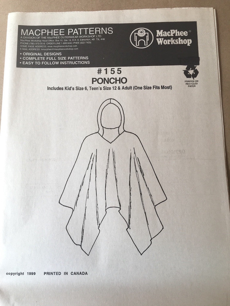 #155 PONCHO – MacPhee WorkShop
