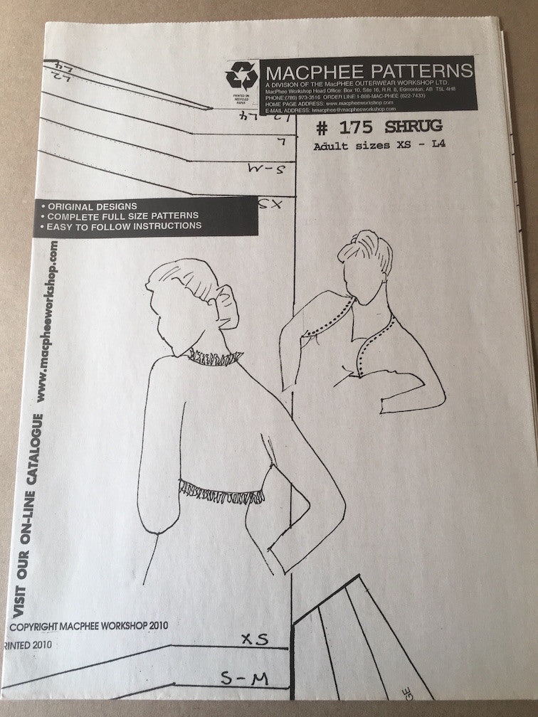 #175 MACPHEE SHRUG – MacPhee WorkShop