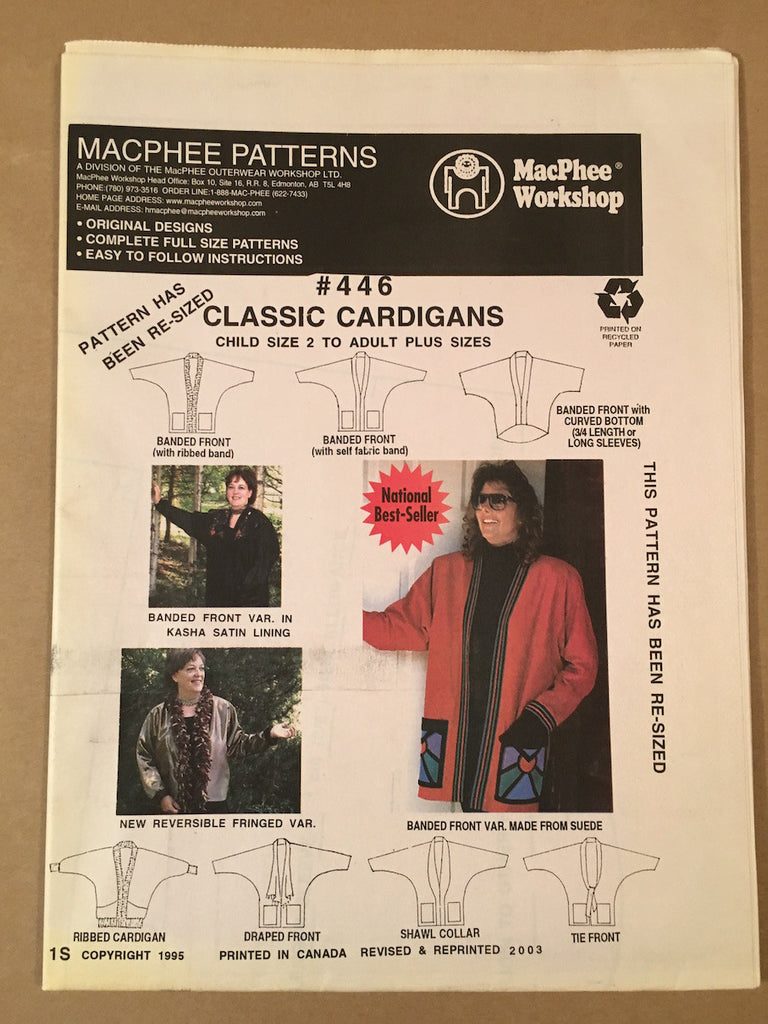 #446 CLASSIC CARDIGANS – MacPhee WorkShop