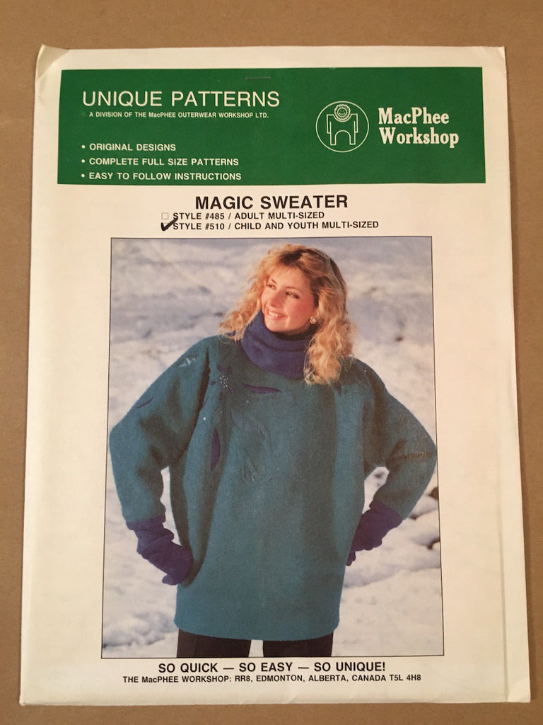 #510 MAGIC SWEATER CHILDREN/YOUTH – MacPhee WorkShop