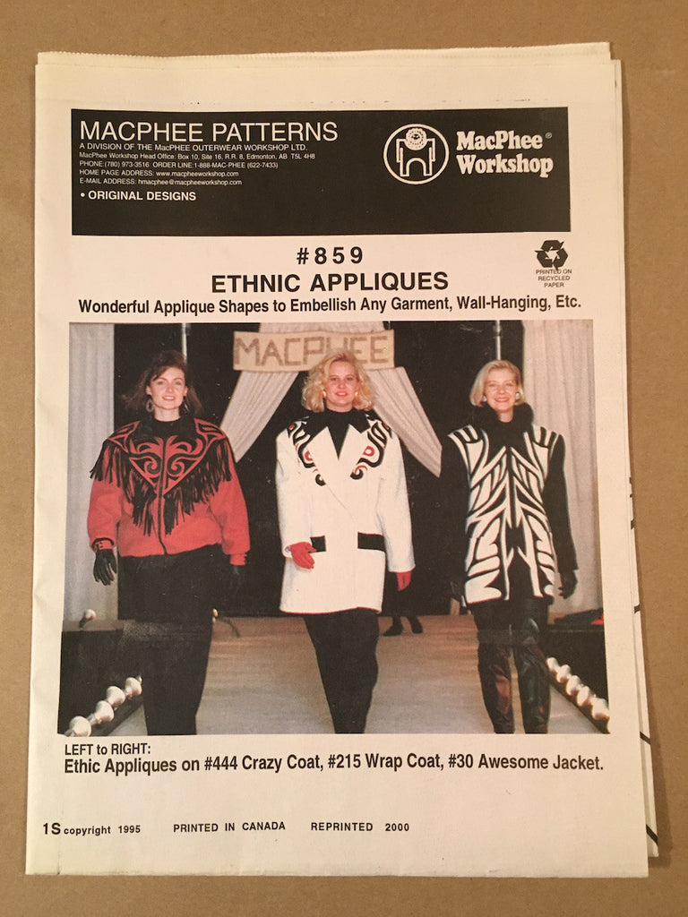 #859 ETHNIC APPLIQUE – MacPhee WorkShop