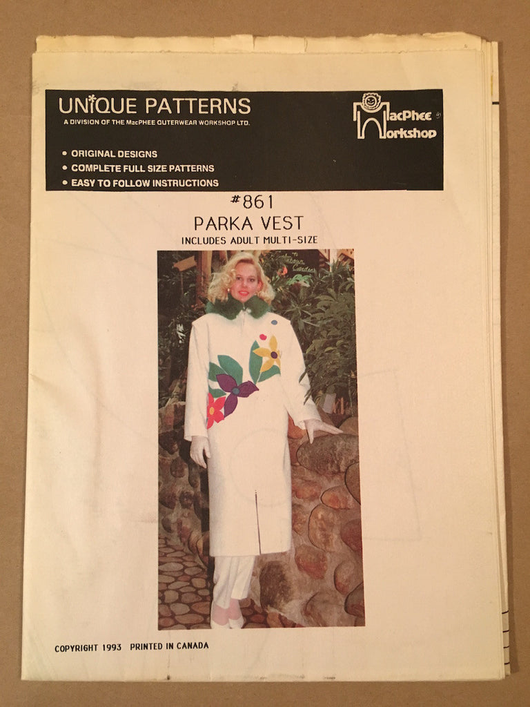 #861 PARKA VEST – MacPhee WorkShop