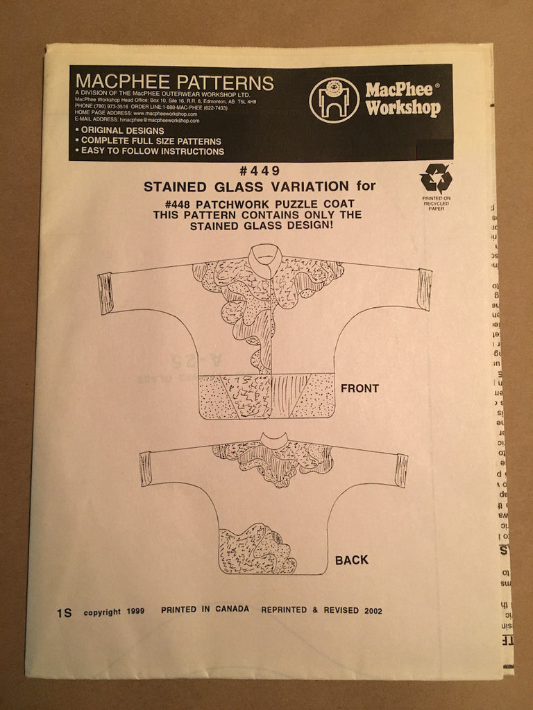 #449 STAINED GLASS VARIATION – MacPhee WorkShop