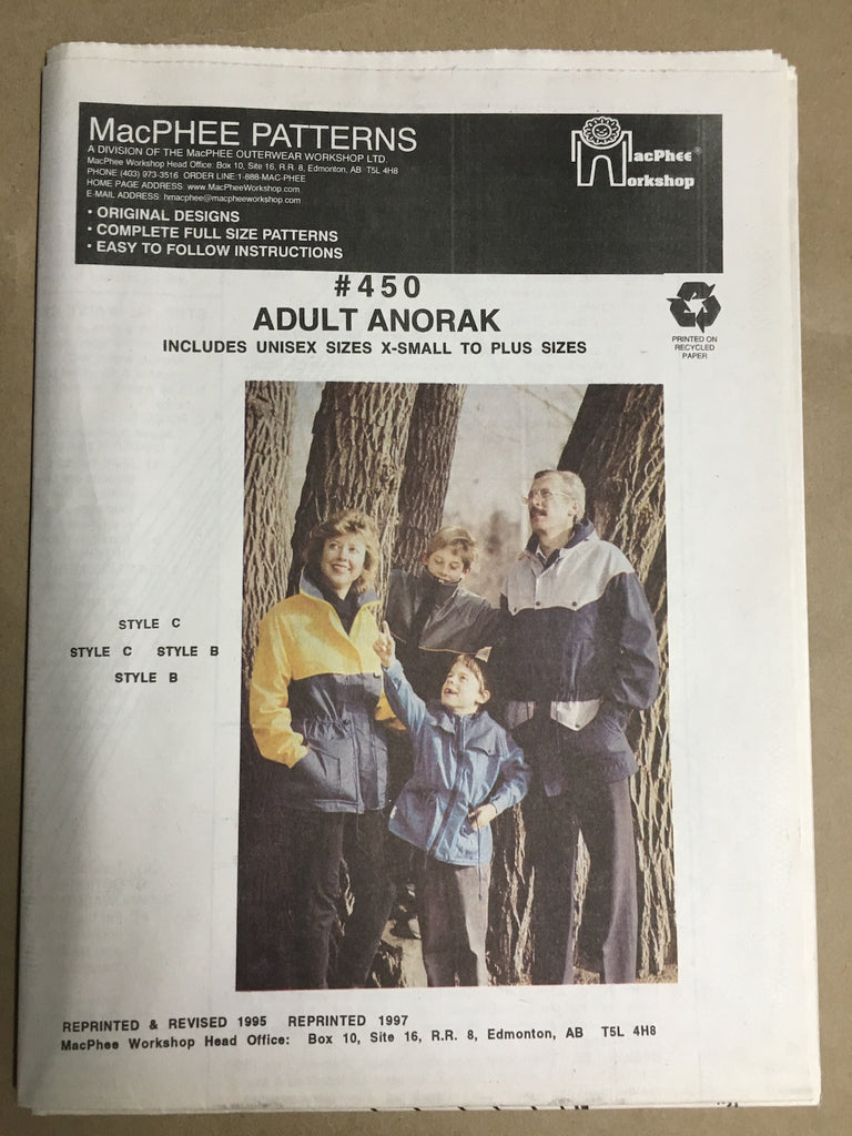 #450 ANORAK – MacPhee WorkShop