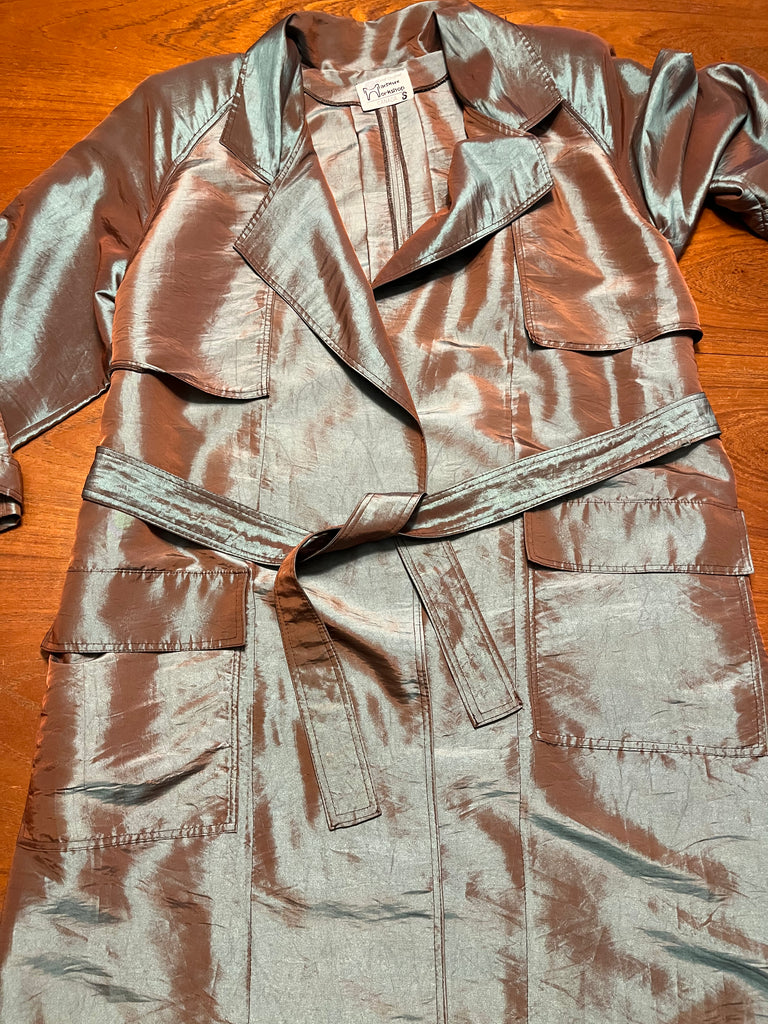 Trenchcoat - Iridescent Nylon – MacPhee WorkShop