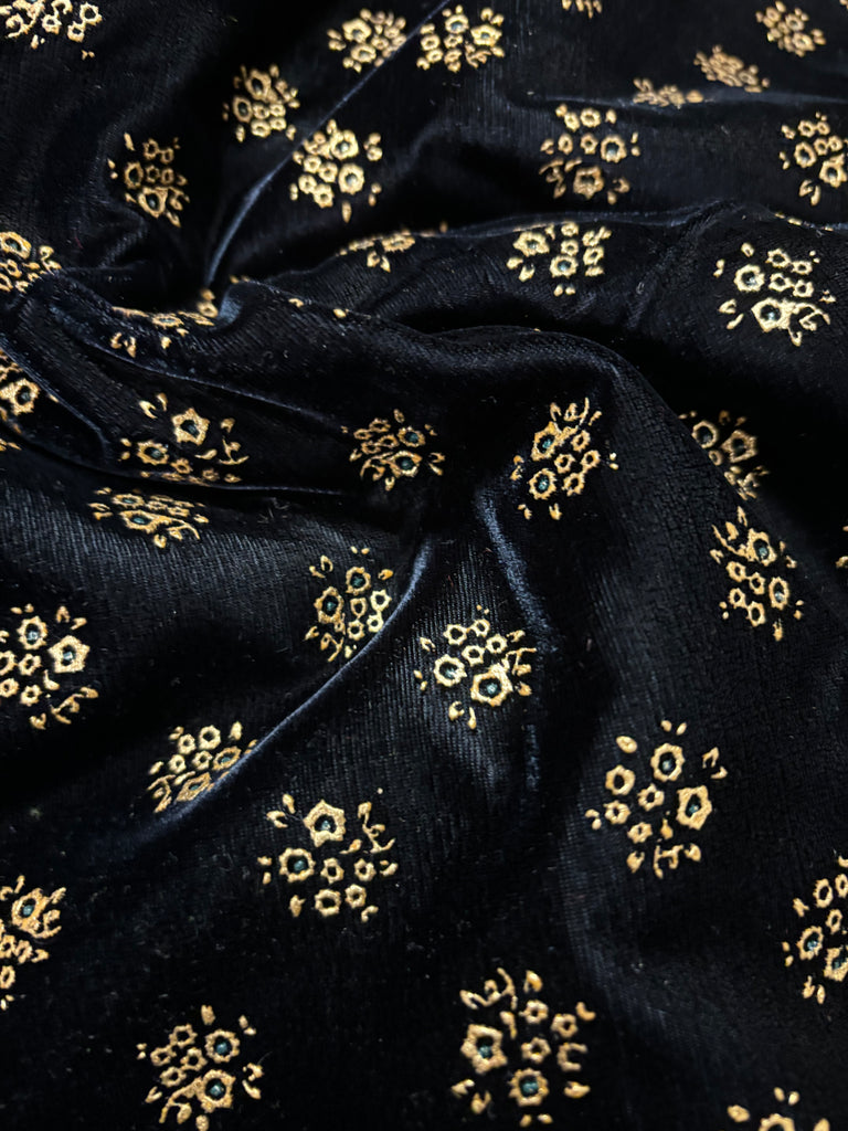 Black & Gold Velour – MacPhee WorkShop