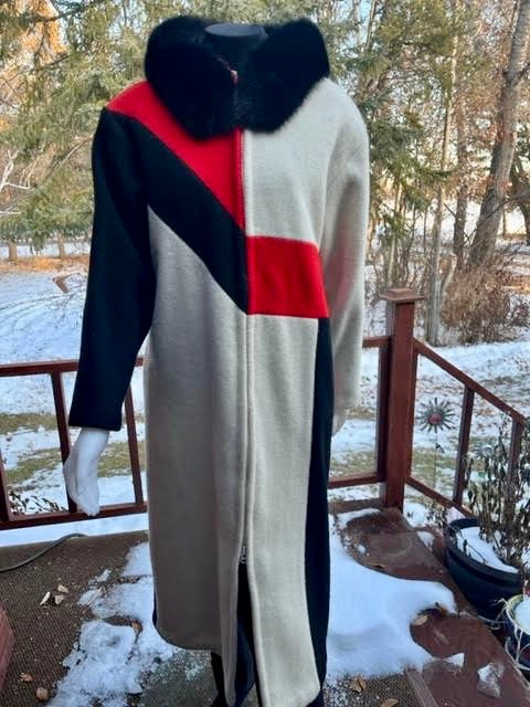 Long Parka - Red, Black and White – MacPhee WorkShop