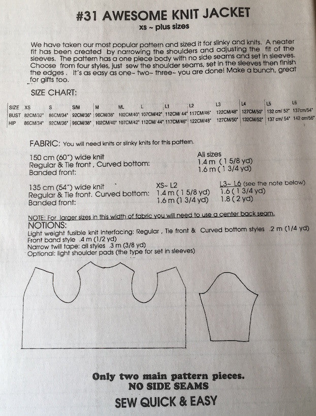 #31 AWESOME KNIT JACKET – MacPhee WorkShop