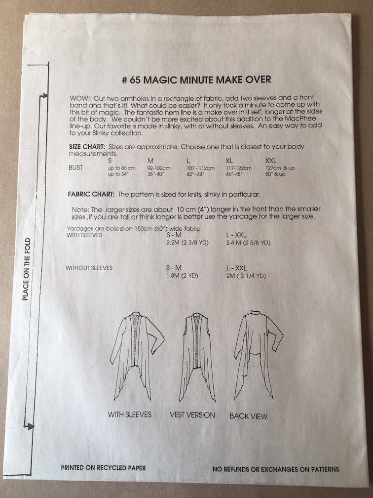 #65 M & M & M - MAGIC MINUTE MAKEOVER – MacPhee WorkShop