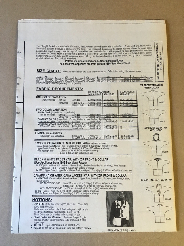 #299 STRAIGHT JACKET – MacPhee WorkShop