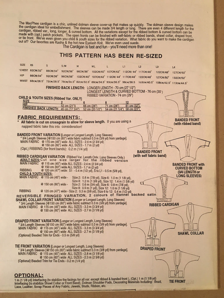 #446 CLASSIC CARDIGANS – MacPhee WorkShop