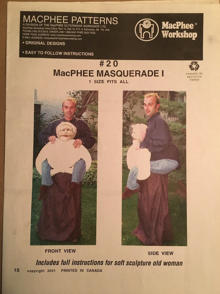 #20 MACPHEE MASQUERADE I – MacPhee WorkShop