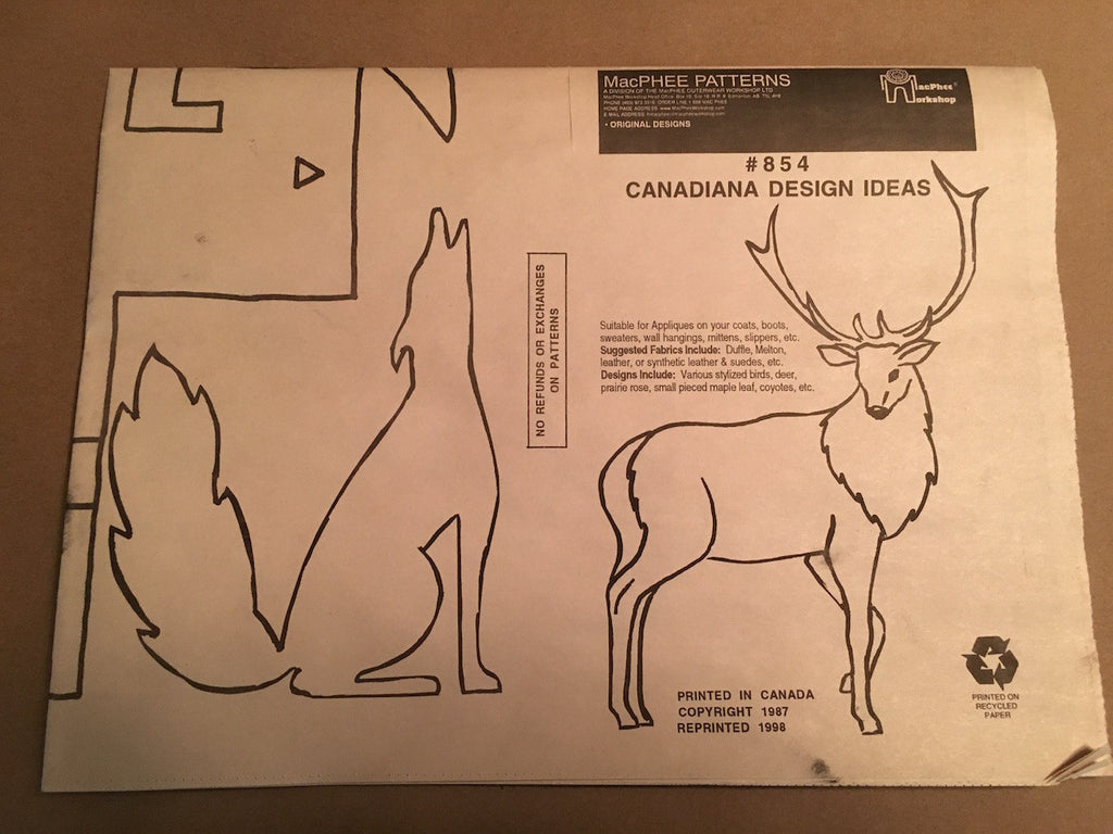 #854 CANADIANA DESIGNS – MacPhee WorkShop