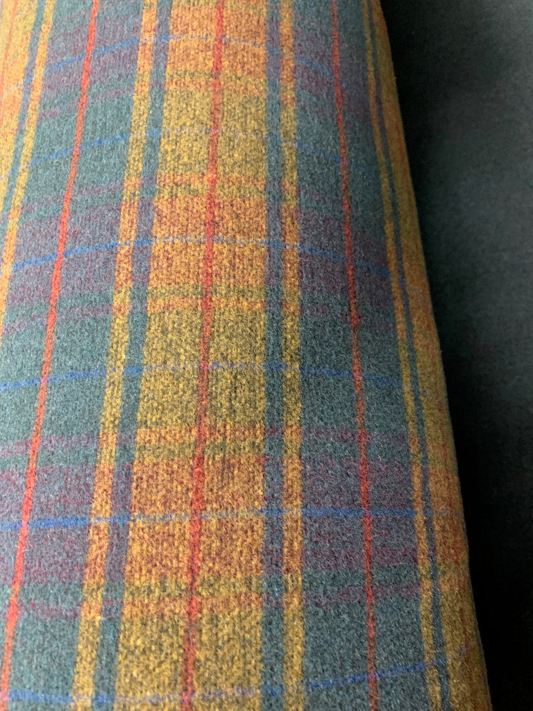 Plaid Double Faced Wool Teal/Multi – MacPhee WorkShop