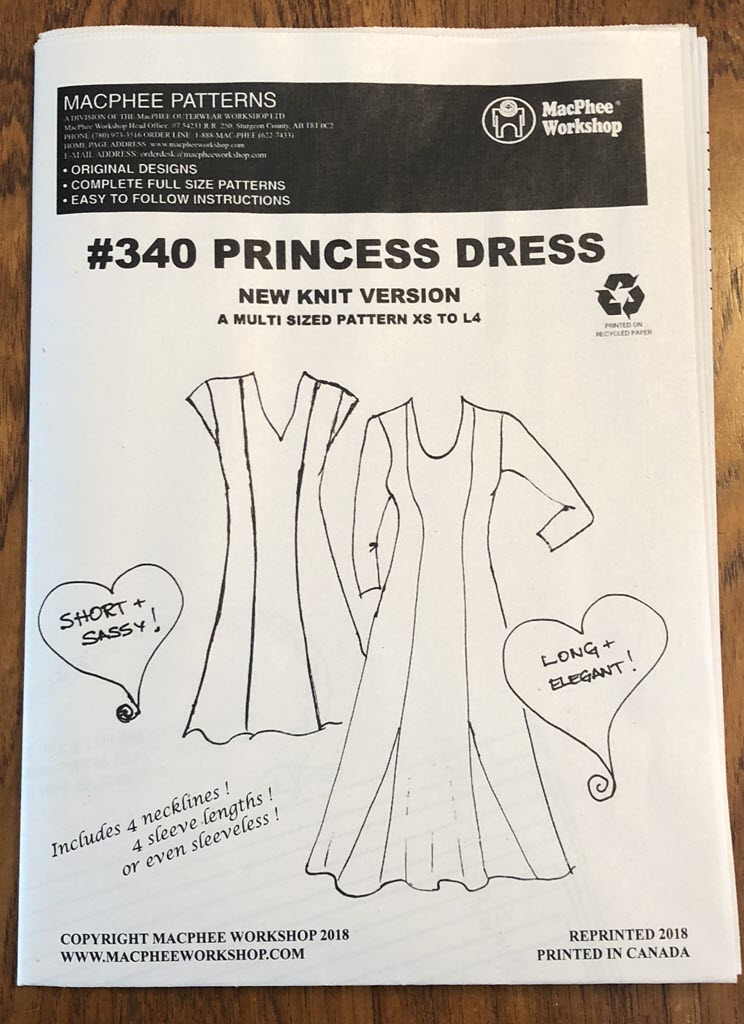 #340 PRINCESS DRESS – MacPhee WorkShop