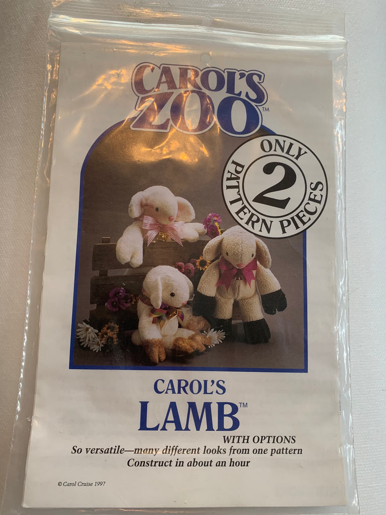 Carol's Zoo LAMB PATTERN – MacPhee WorkShop