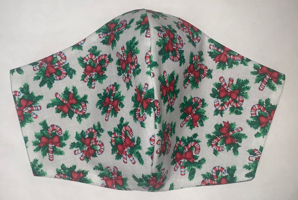 Christmas Candy Canes - FACE MASK – MacPhee WorkShop