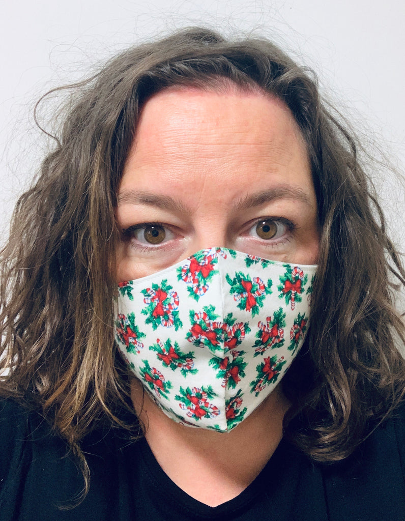 Christmas Candy Canes - FACE MASK – MacPhee WorkShop